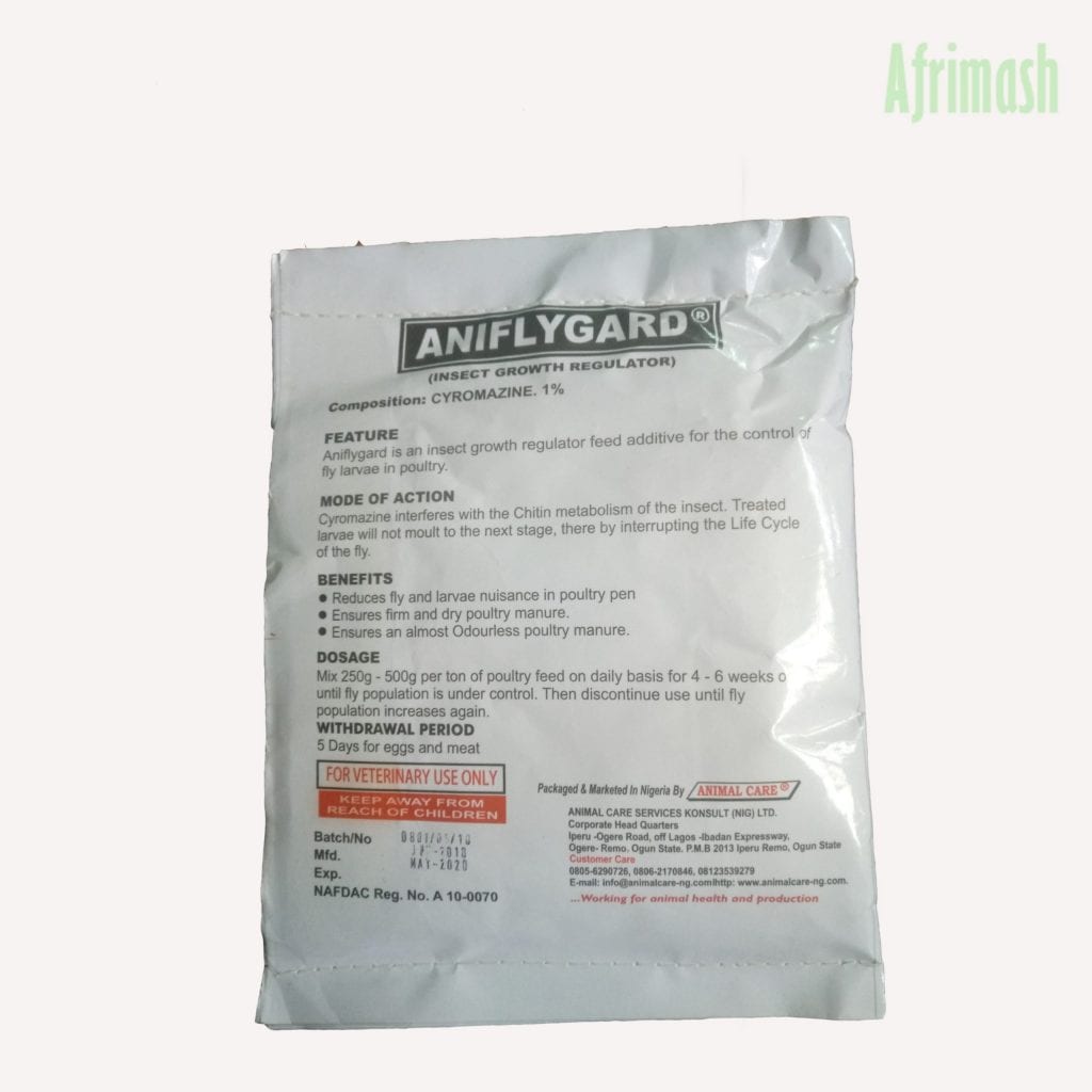 ANIFLYGARD -Fly Larva And Manure Odour Control For Poultry - Afrimash ...